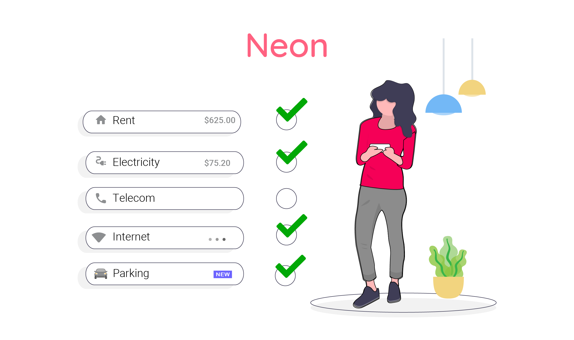 Neon For Life | Pay Bills In Installments